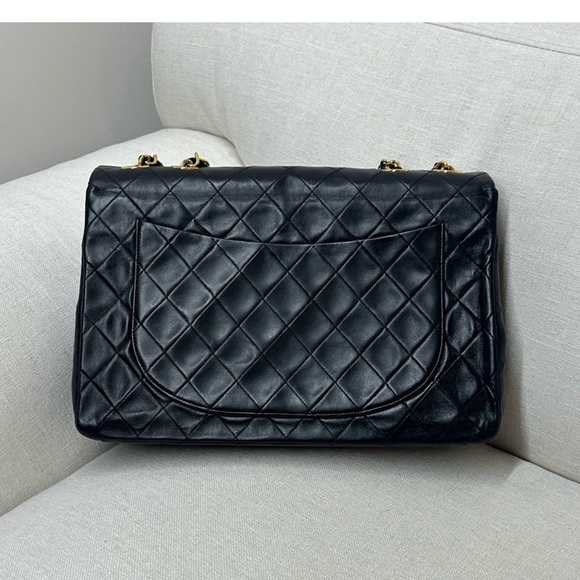 CHANEL | Bags | Chanel Vintage Lambskin Maxi Cc Single Flap Bag | Poshmark